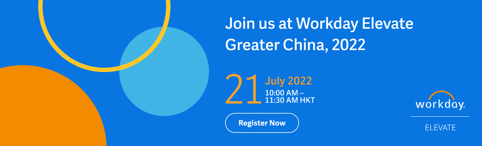 Workday Elevate® Greater China
